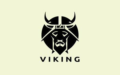 Viking logotyp designmall V15 #386466 - TemplateMonster