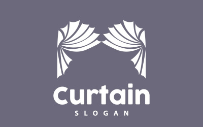 Basit Ev Dekorasyonu Perde Logo TempletV12 - TemplateMonster