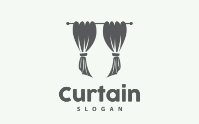 Basit Ev Dekorasyonu Perde Logosu TempletV14