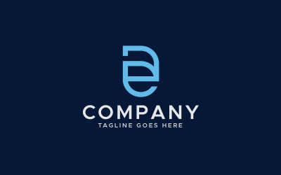 Plantilla de diseño de logotipo de casa de bienes raíces Ai Letter