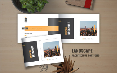 Landscape business brochure template or Landscape portfolio brochure ...