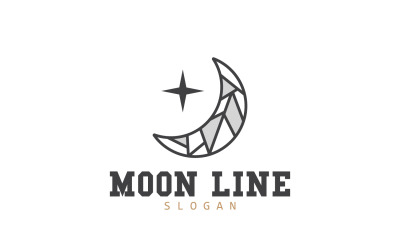 Moon Logo Crescent Star And Moon DesignV7 - TemplateMonster