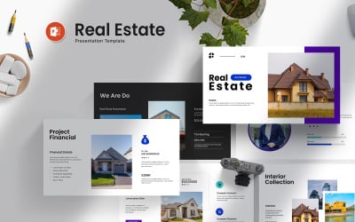 Real Estate Elegant Powerpoint Presentation - TemplateMonster