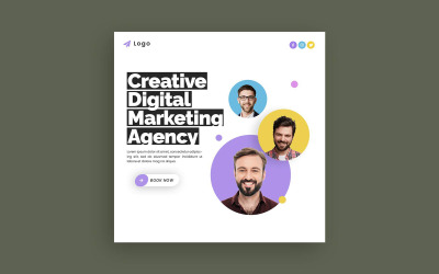 Marketing Agency Social Media Post Template 03