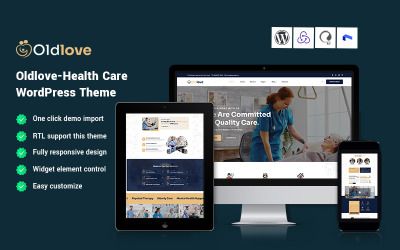 Elderly Care Responsive Theme for Wordpress - TemplateMonster