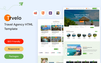 Travel Agency Responsive Website Template - TemplateMonster