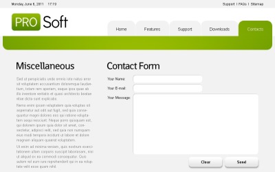 Mais de 8 modelos de site em HTML de software gratuito - TemplateMonster