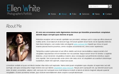 Oltre 10 modelli gratuiti di siti Web HTML per portfolio di fotografi - TemplateMonster