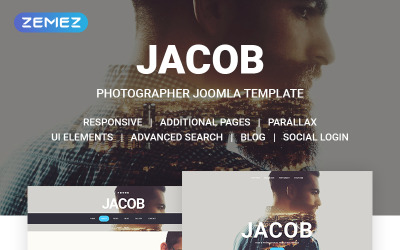 Focus - Photographer Portfolio Free Stylish Template Joomla №58869