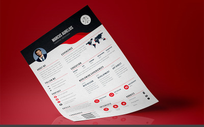 Marcus Resume Template #67035 - TemplateMonster