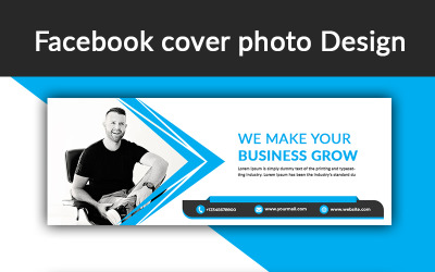 Facebook Cover Photo Design Social Media Template