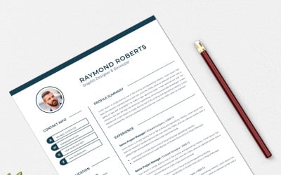 Raymond Johnson Resume Template #74115 - TemplateMonster