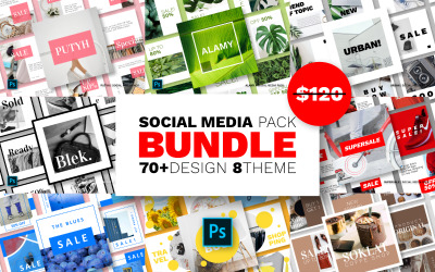 Putyh Pack Social Media Template #84061 - TemplateMonster