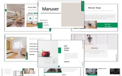 Circling PowerPoint template #90254 - TemplateMonster