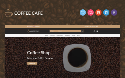 Coffee Shop Templates | TemplateMonster