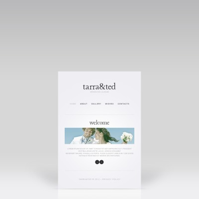 Wedding Album Website Templates