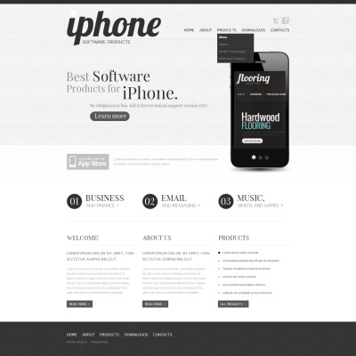 Software Company Website Templates