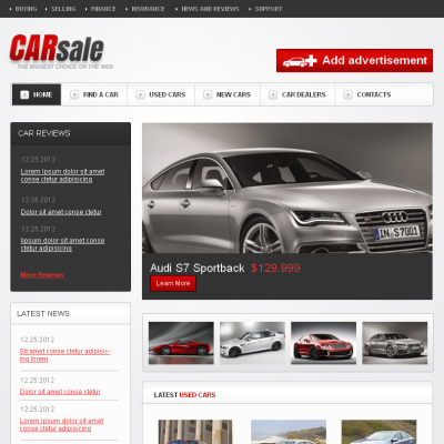 Car Dealer Templates | TemplateMonster