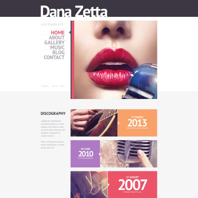 Personal Pages Website Templates