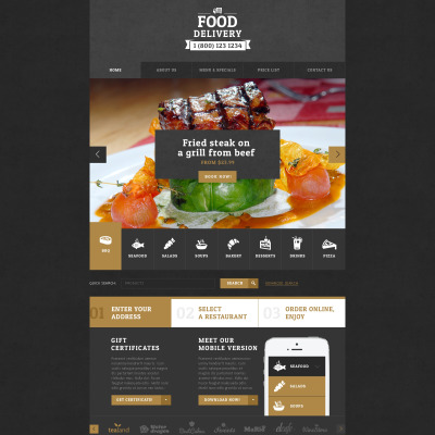 Delivery Services Website Templates | TemplateMonster