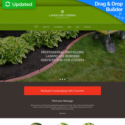 Landscape Design Templates | TemplateMonster