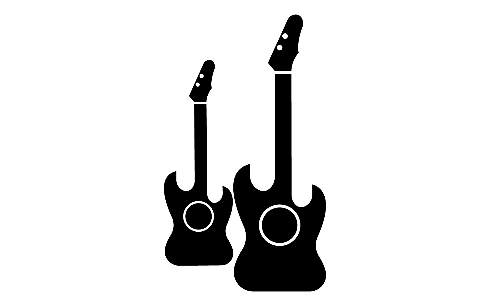 Gitar logo tasarımı vektör illüstrasyonu - TemplateMonster Gitar logo tasarımı vektör illüstrasyonu - TemplateMonster