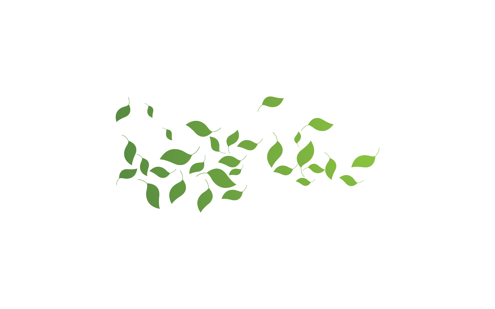 Diseño de ilustración de vector de fondo de caída de hojas