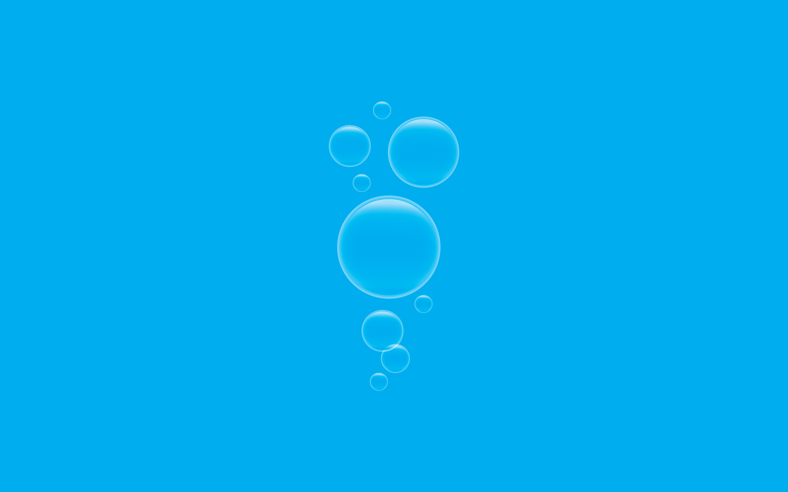 Modèle d'illustration de conception de bulles réalistes naturelles