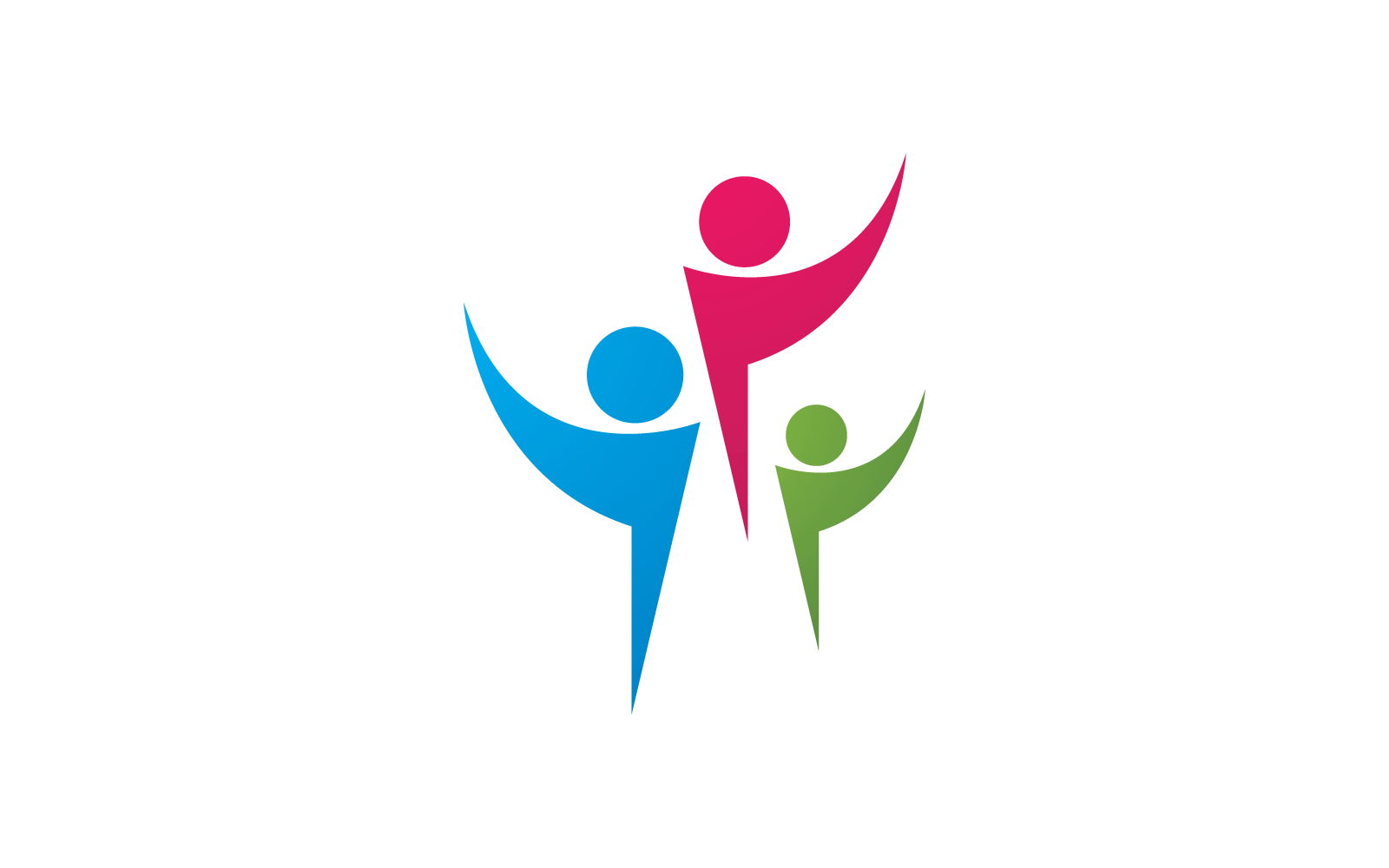 Topluluk, ağ ve sosyal logo illüstrasyon tasarımı