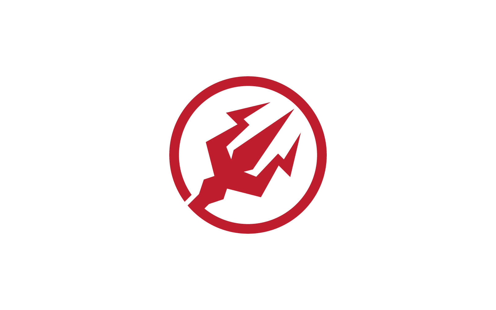 Trident diable Logo icône vecteur illustration design