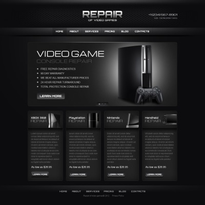 23+ Best Games Website Templates