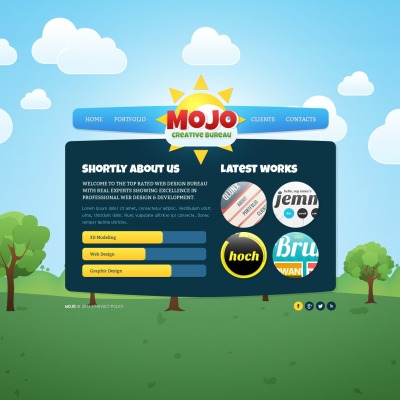 Cartoon Website Templates | TemplateMonster