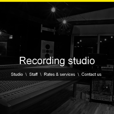 Recording Studio Templates | TemplateMonster
