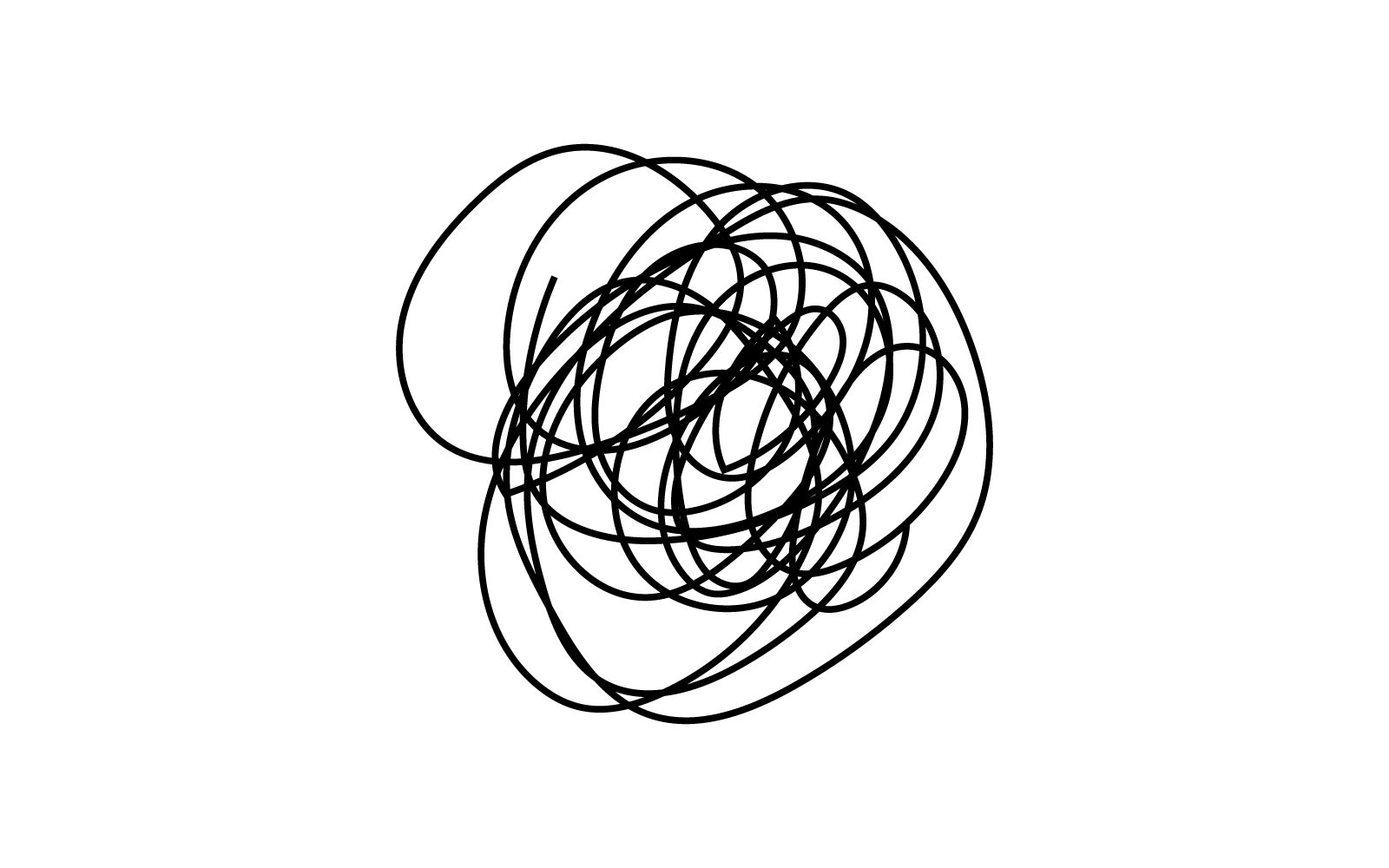Plantilla de ilustración vectorial de diseño de garabatos