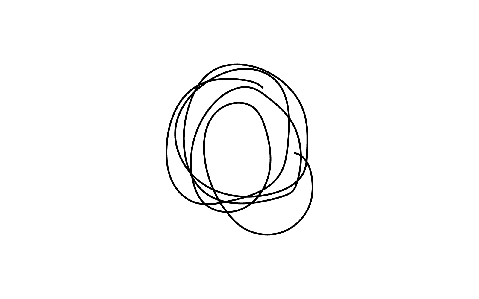 Scribble vector illustration flat design template