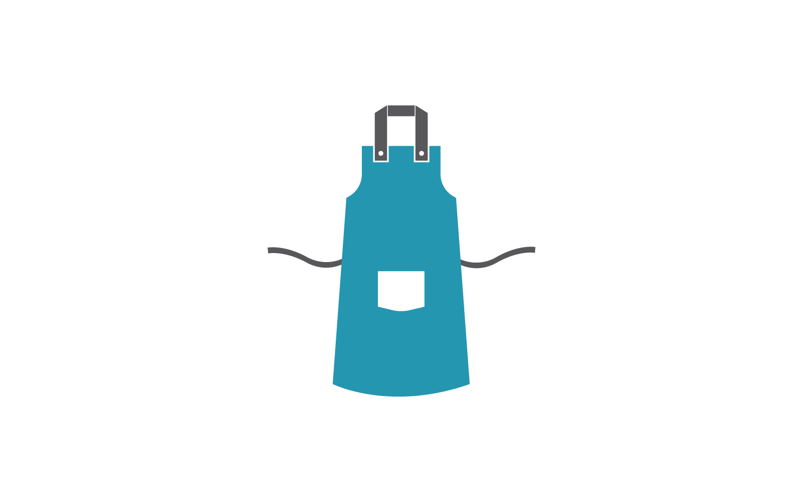 Modèle vectoriel d'illustration de logo de tablier