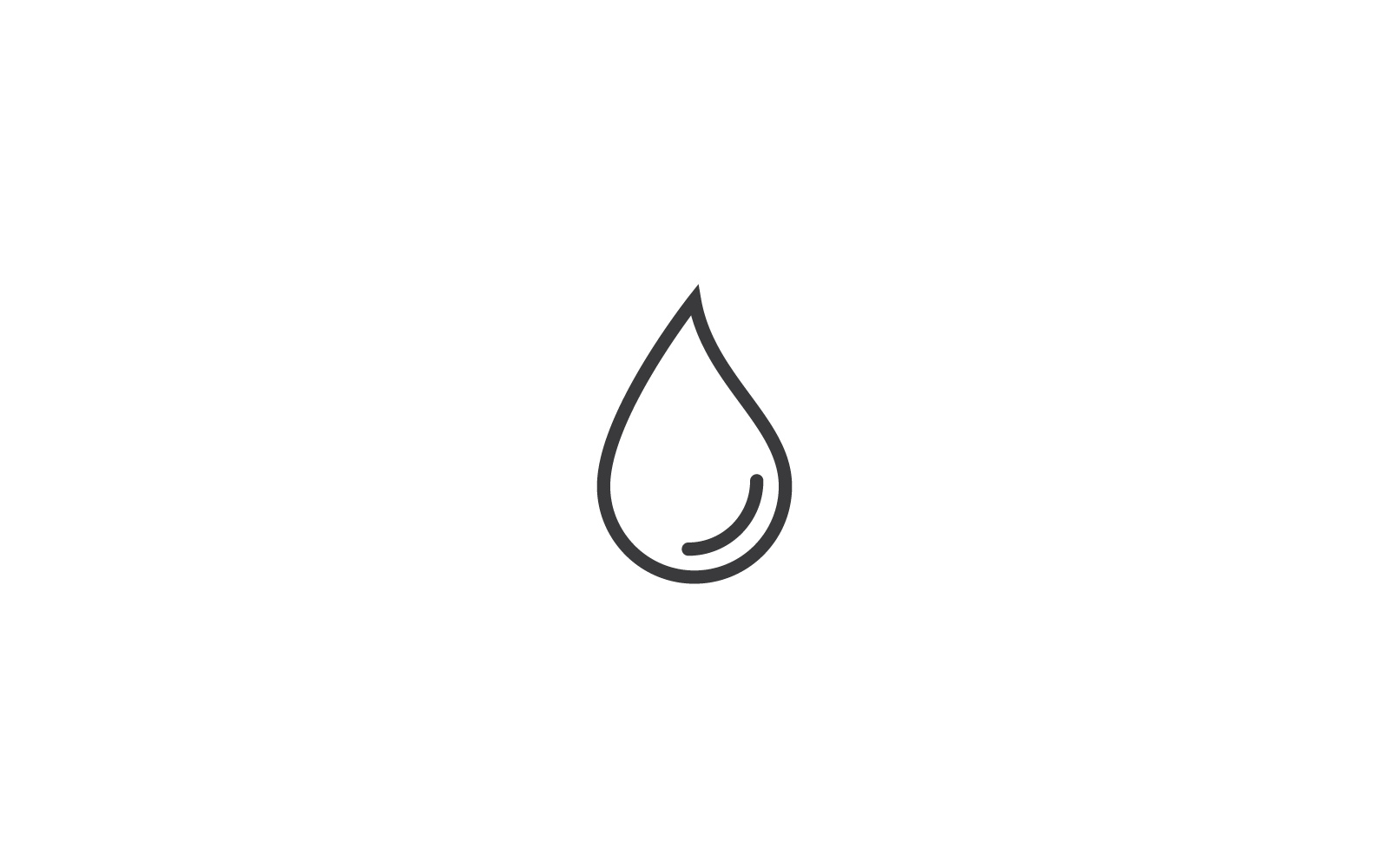 Water drop Logo Template vector illustration