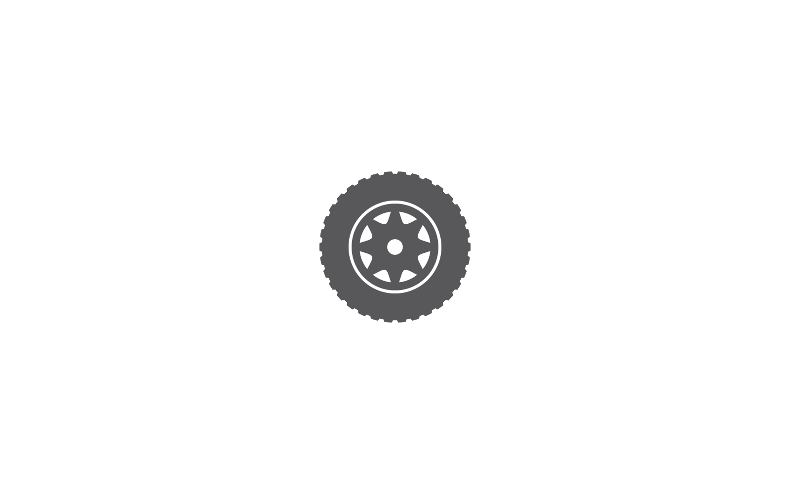 Modèle vectoriel d'icône de logo de conception d'illustration de pneus