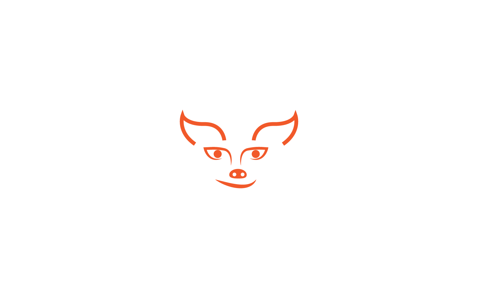 Fox logo illustration vector icon template - TemplateMonster