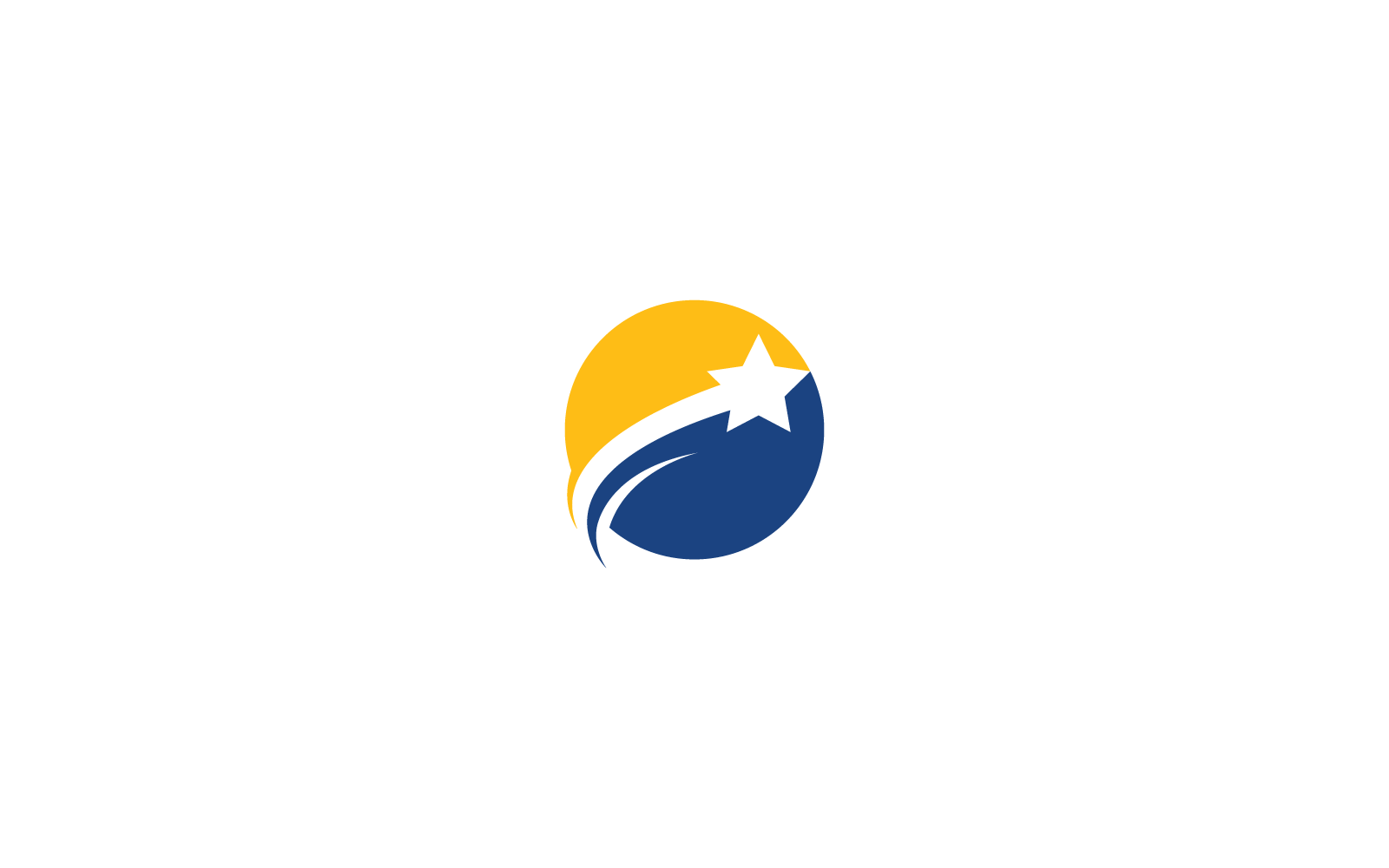 Illustrationsdesign der Stern-Logo-Vorlage - TemplateMonster