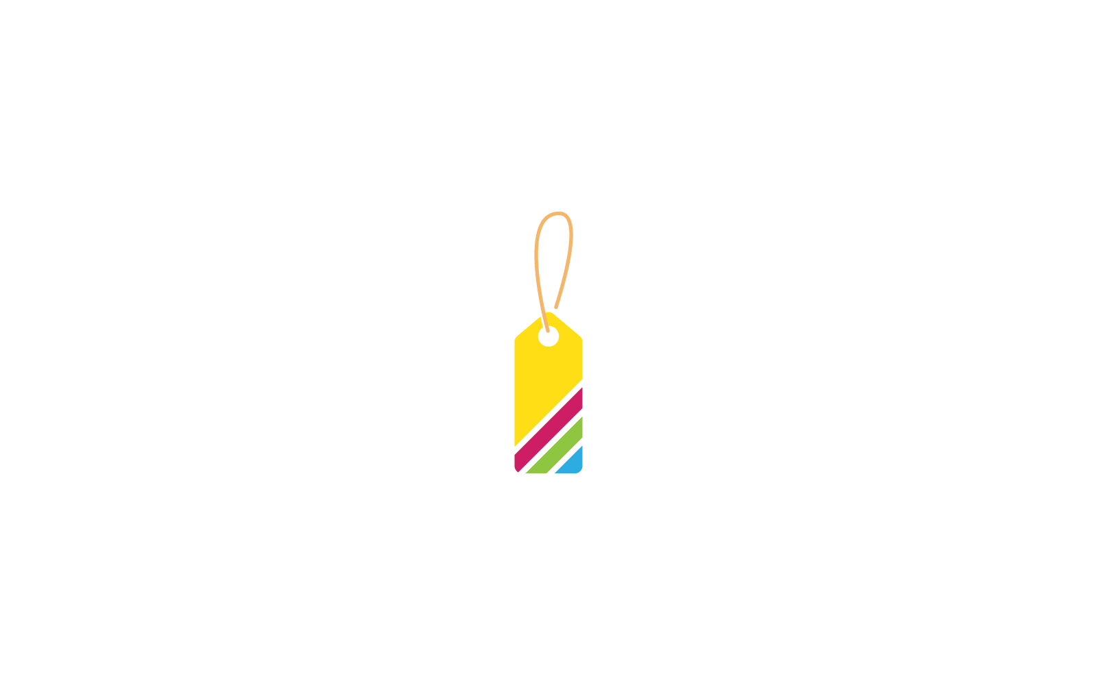 Venta etiqueta ilustración icono vector diseño plano