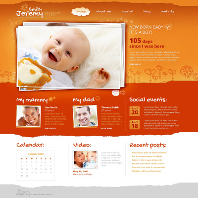 Kids & Children Website Templates | TemplateMonster