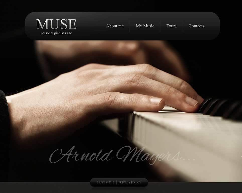 pianist-page-wix-website-template-46259