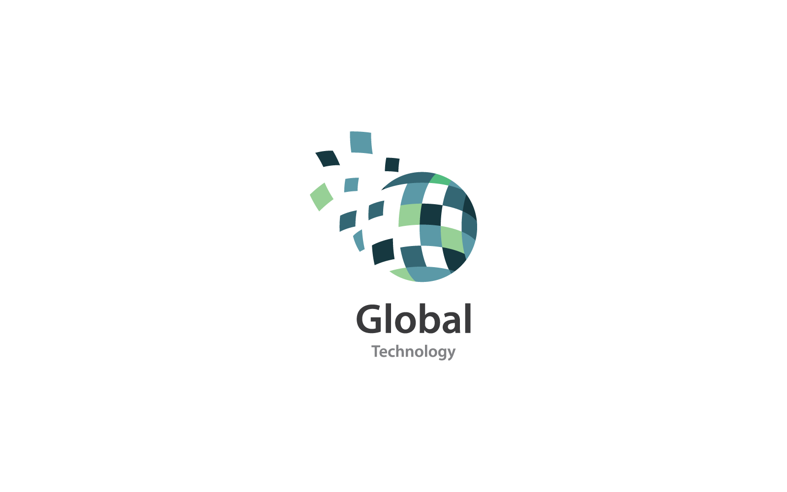 Global technology ilustration logo vector - TemplateMonster