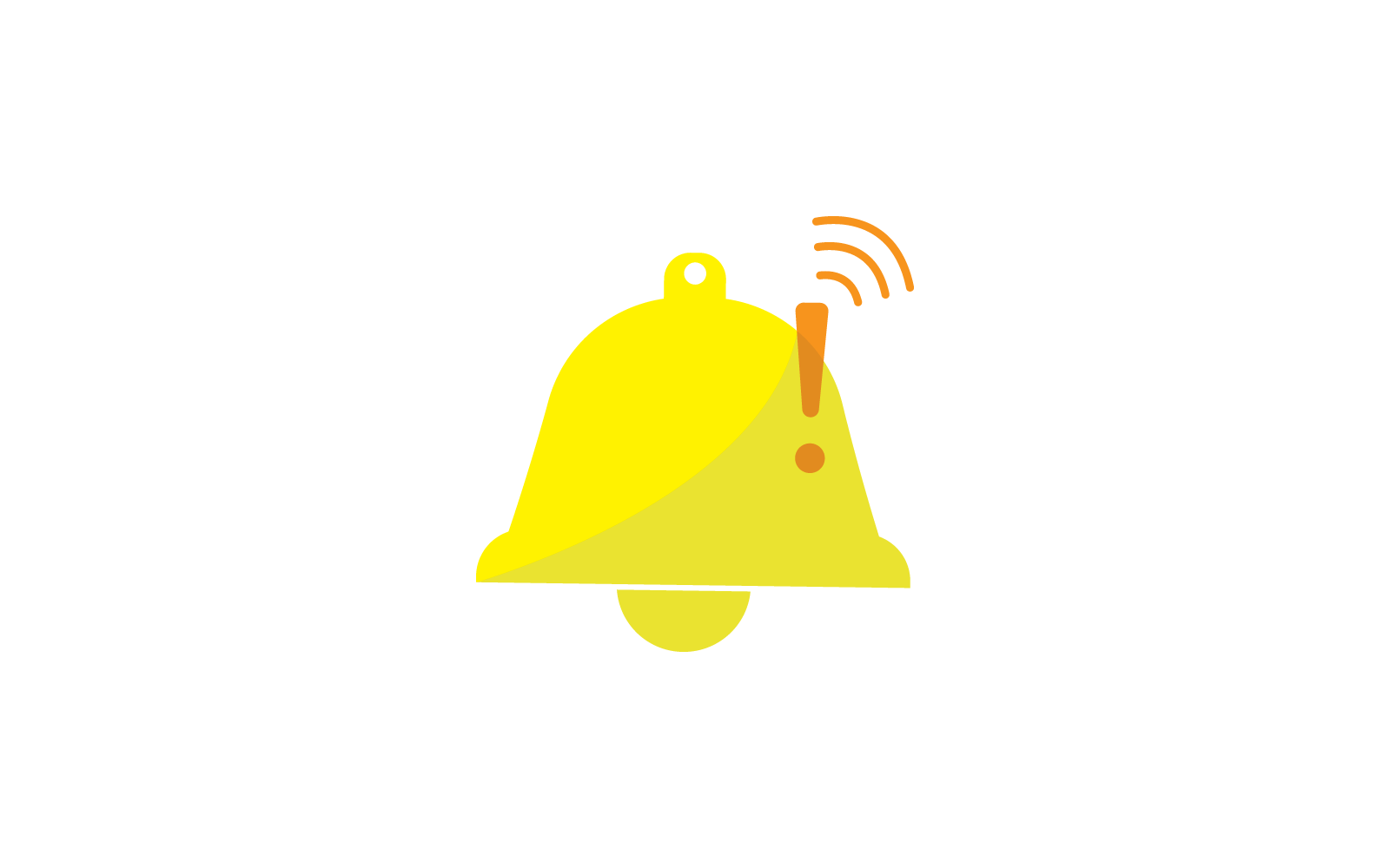 Bell logo design illustration icon template - TemplateMonster
