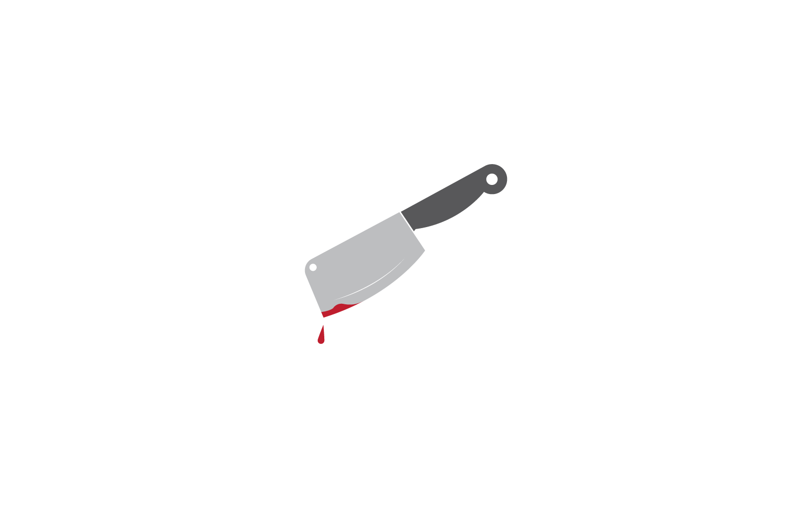 Modelo de ilustração de ícone vetorial de design de faca
