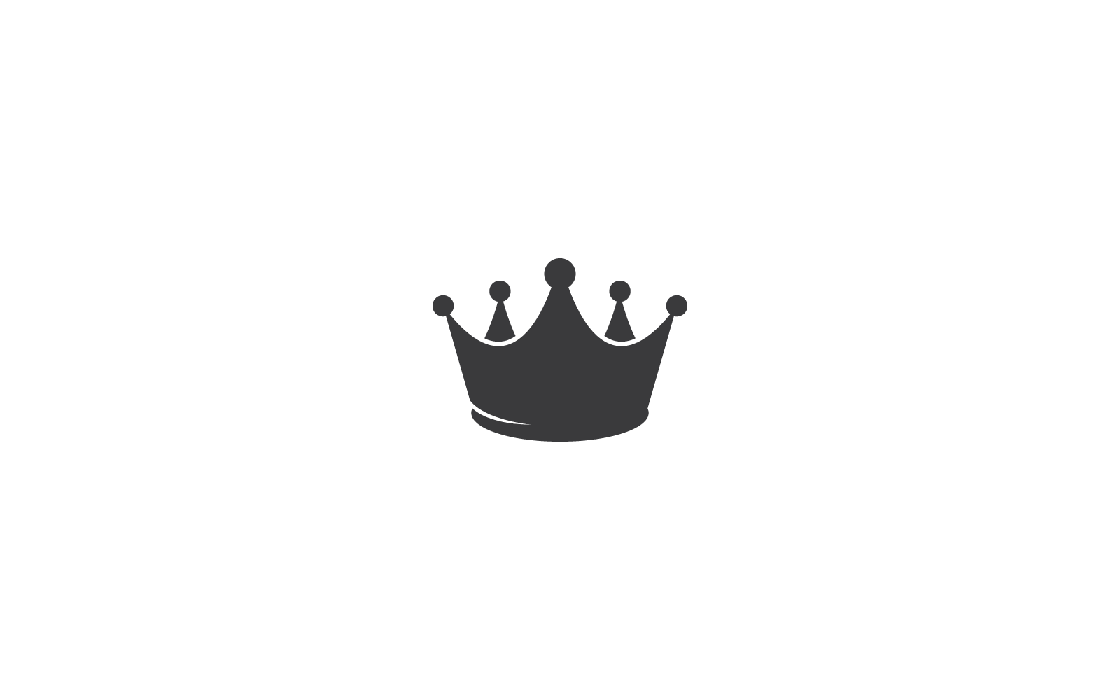 Crown Logo icon Template vector illustration