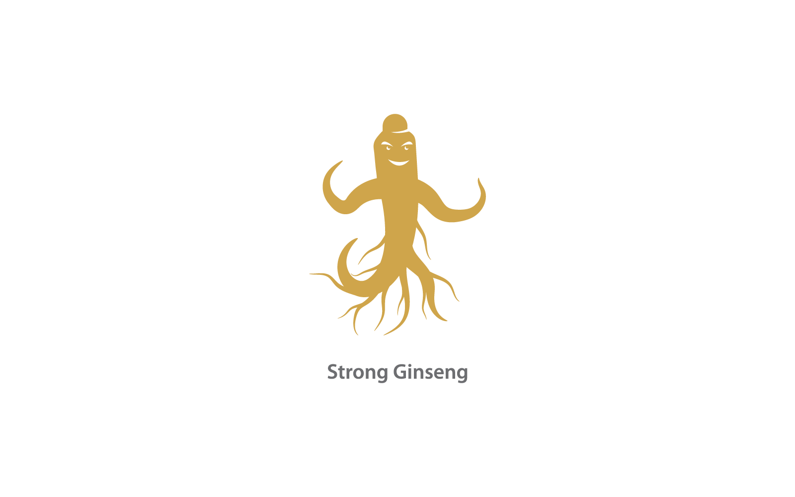 Ginseng logo illustration vector template - TemplateMonster