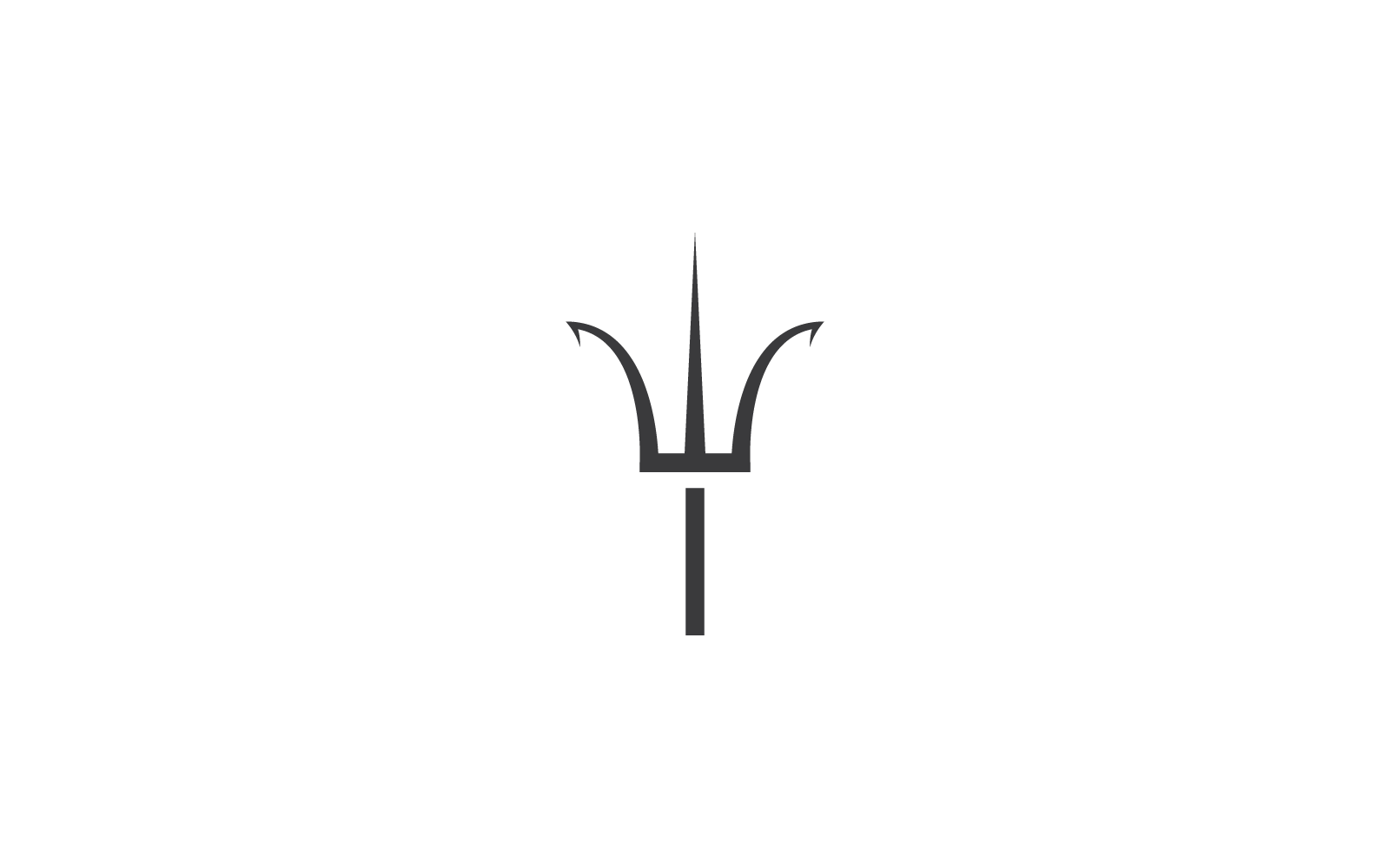 Trident Logo icon vector design template - TemplateMonster