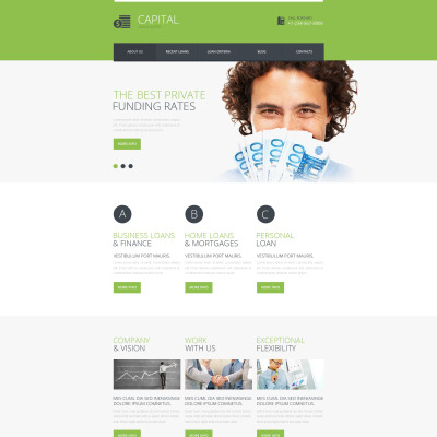 Financial Advisor Website Templates